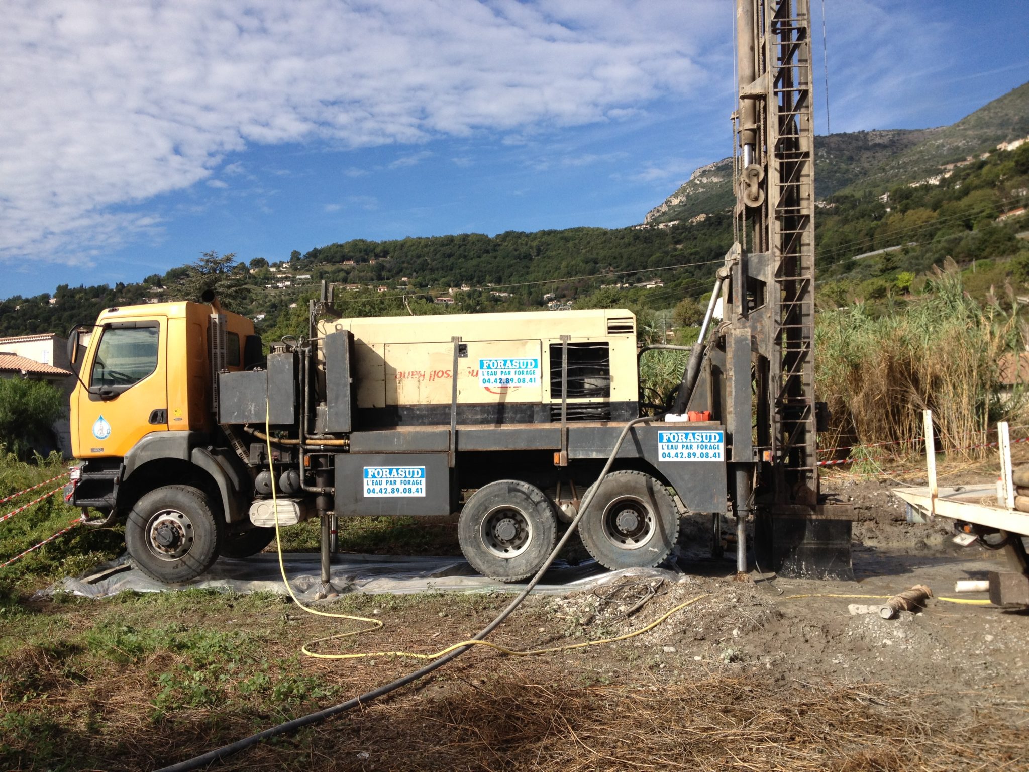 Accueil du site de la société Forasud | Le spécialiste du forage d'eau